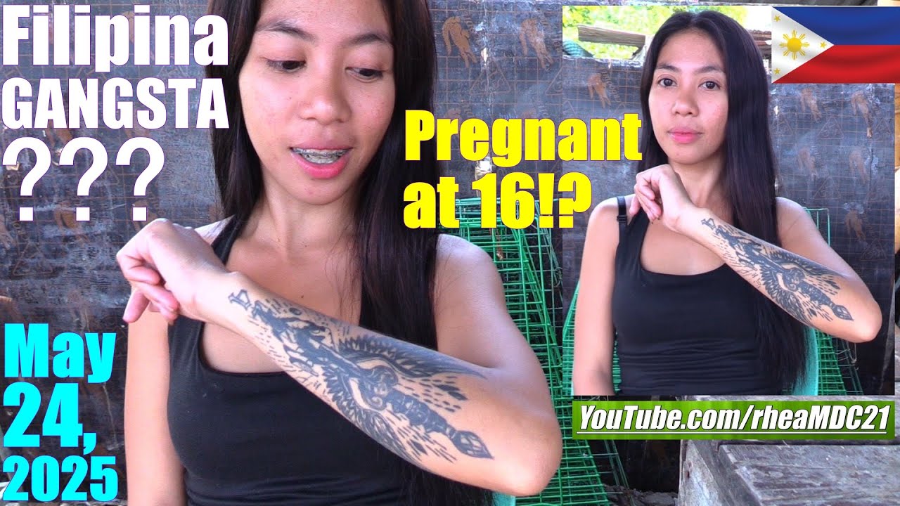 A GANGSTA Filipina Lady? This Beautiful Filipina Had a Baby at Just 17 ...