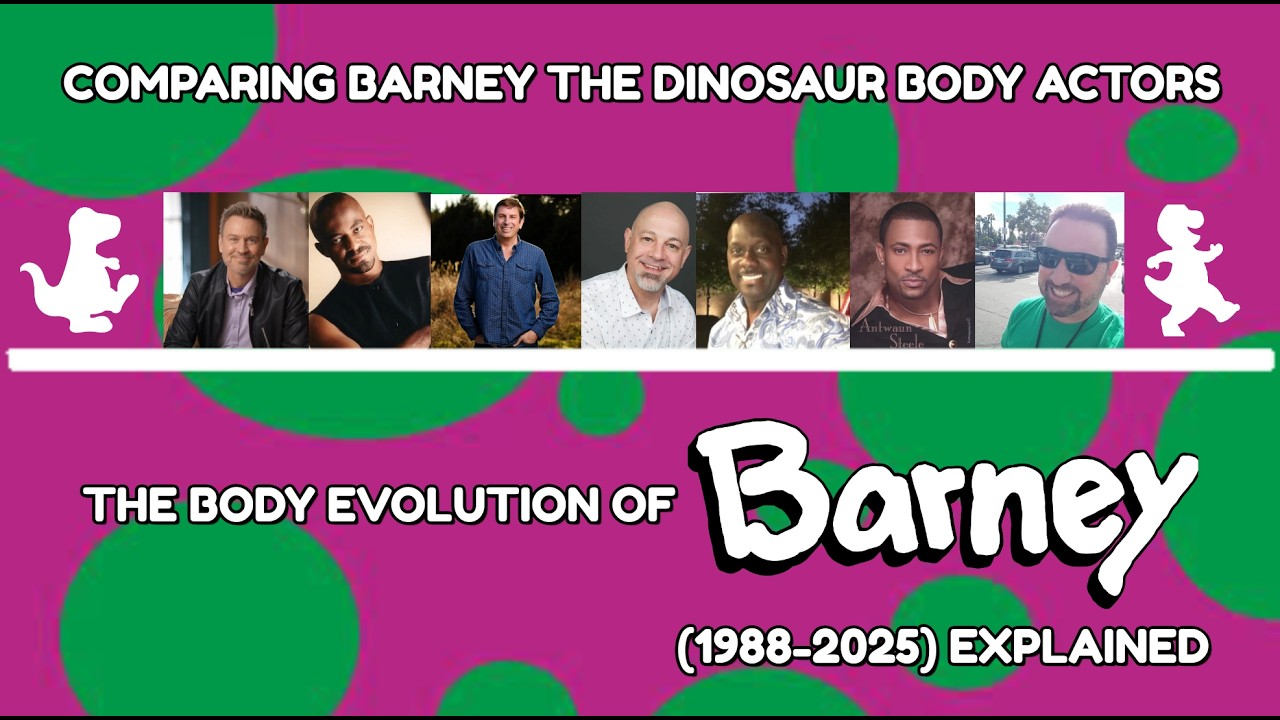 Body Evolution + Tier Ranking of BARNEY THE DINOSAUR Nearly 40 Years ...