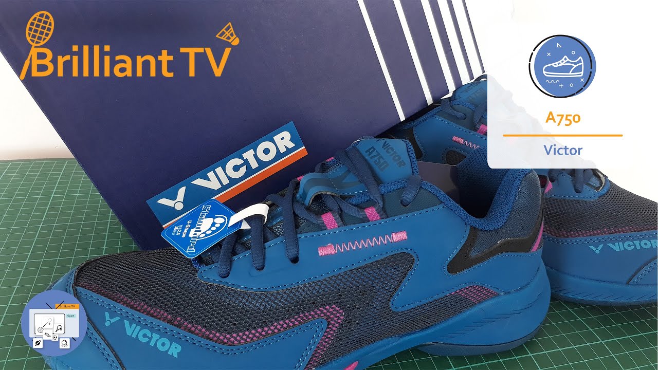 Sepatu Badminton Victor A750 2021 Review + Unboxing - YouTube