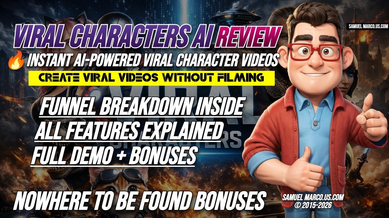 Viral Characters AI Review 🔴 VIRAL CHARACTERS AI Review + DEMO + OTO ...