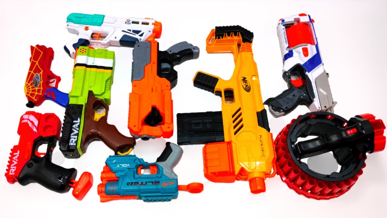 Firing My Nerf Gun Collection | Balloon Edition | Toy Gun | Banduk Wala ...