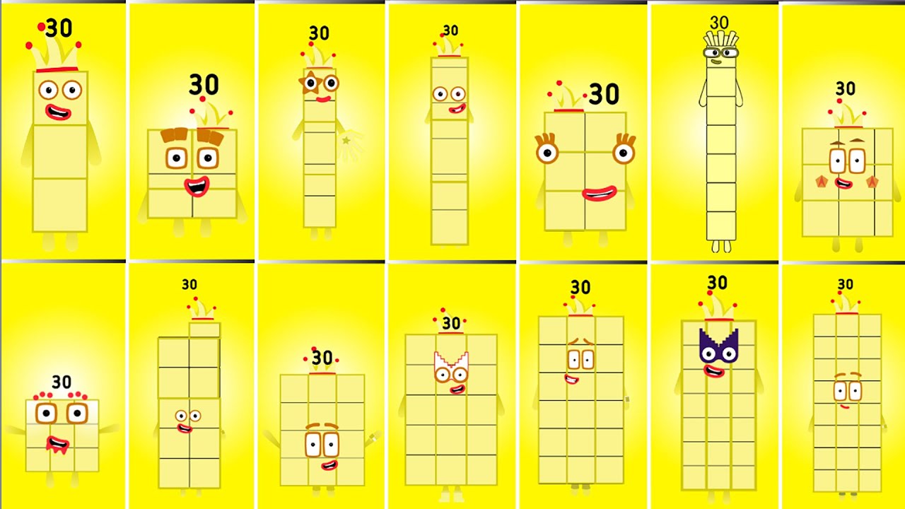 [Animation] All Baseblocks 30Blocks Band 1 (Band From) Mashup Music Showdow-2025! - YouTube