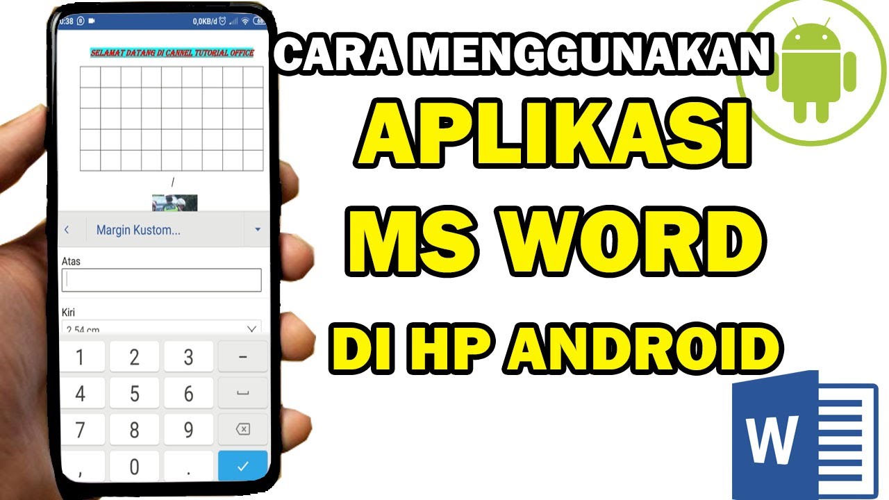 Cara Menggunakan Aplikasi Microsoft Word Di HP Android - YouTube