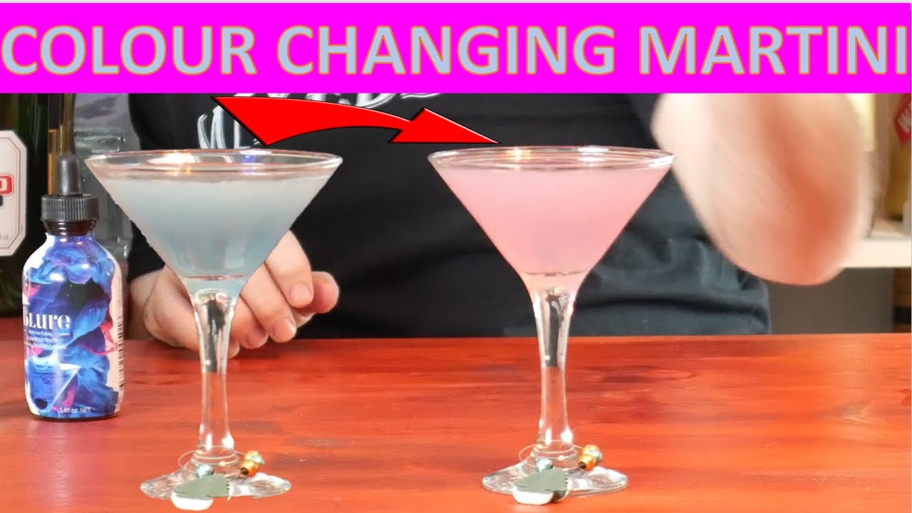 Colour Changing Martini- The COLOUR CHANGING COCKTAIL - YouTube