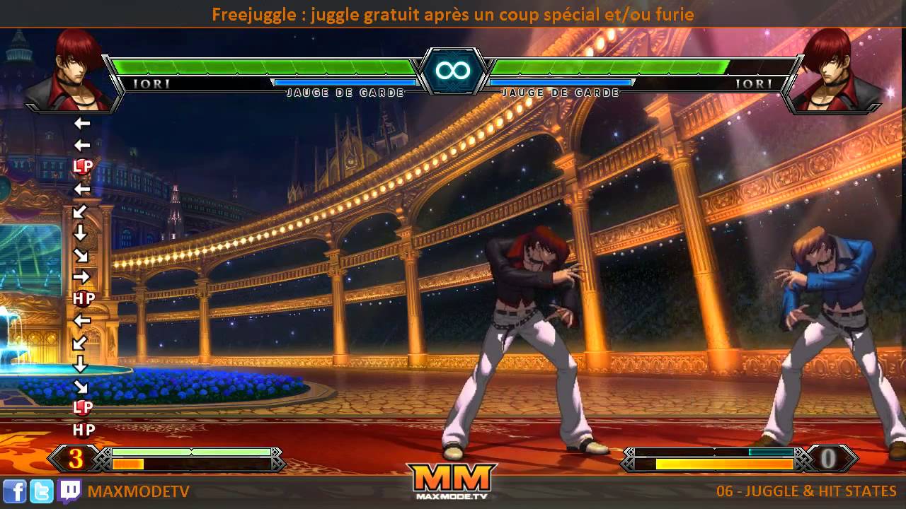 KOF XIII SE - 06 - JUGGLE & HIT STATES - YouTube