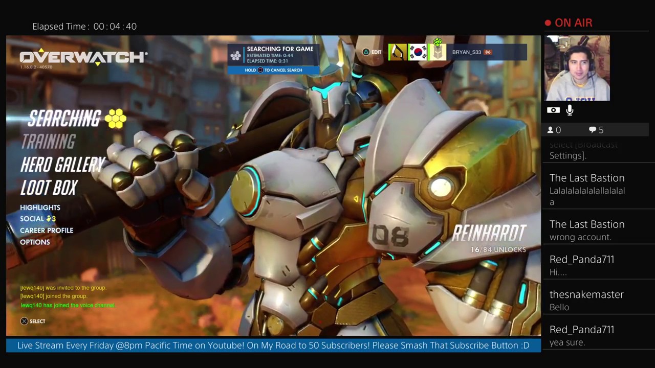Overwatch Stream!!! - YouTube