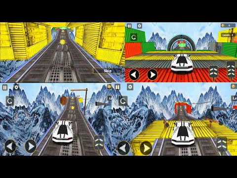 3D car racing game 2020 || impossible stunts car racing track || new ...