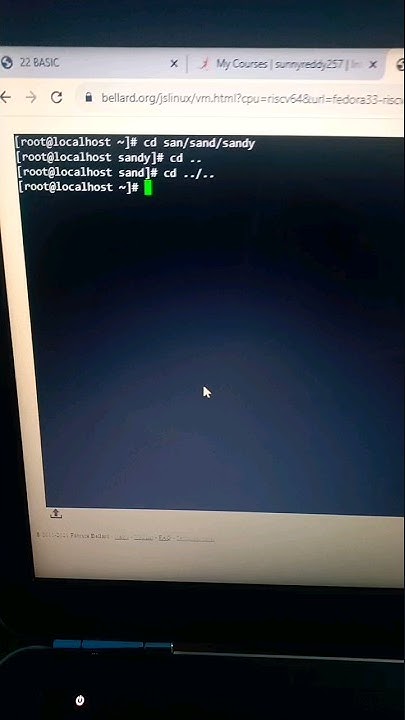 change directories to backward commands on linux - YouTube