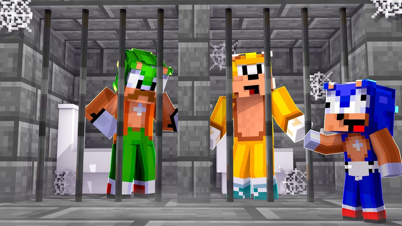 Minecraft - Sega Fun House - Baby Sonic Visits Ray In Jail! [5] - YouTube