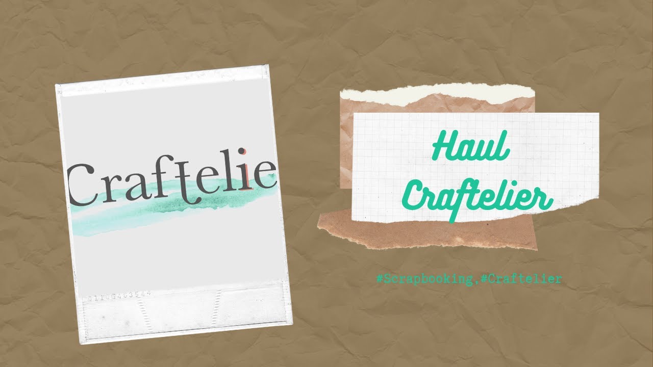 [Haul] craftelier! #scrapbooking, #craftelier, #2023! - YouTube