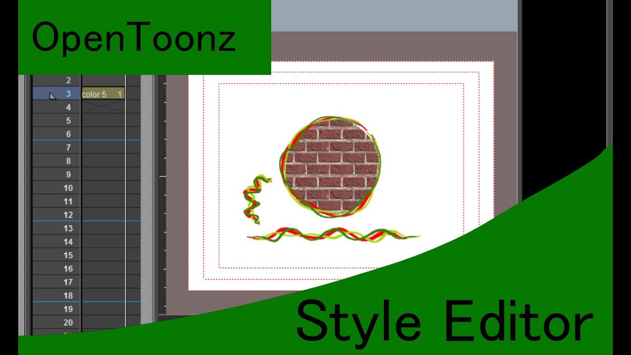 OpenToonz: Style Editor - YouTube