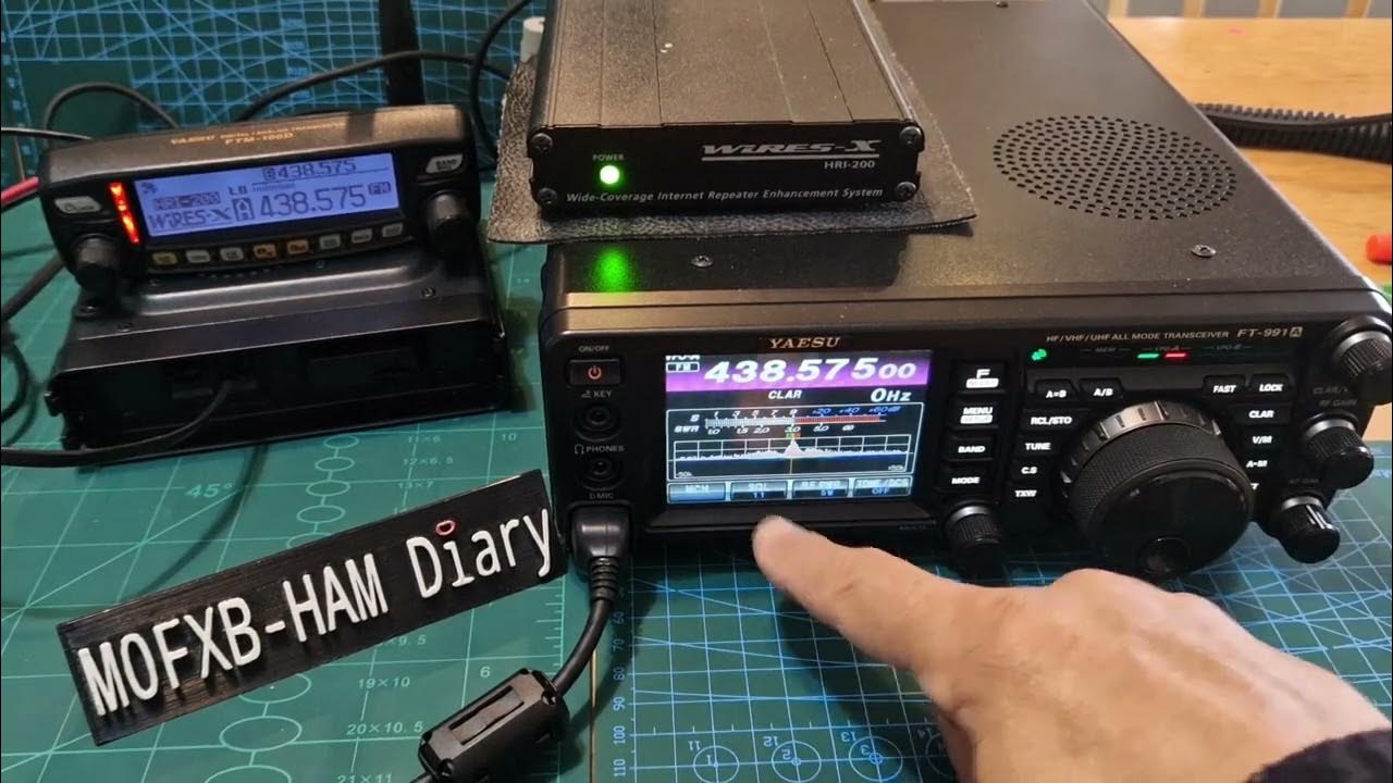 YAESU FT-991a , HRI200 & YAESU FTM100D Analogue , Digital - YouTube