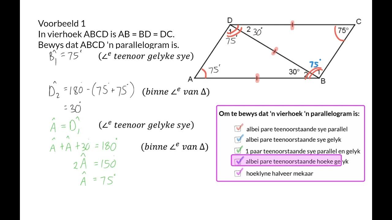 06 Bewys 'n parallelogram - YouTube