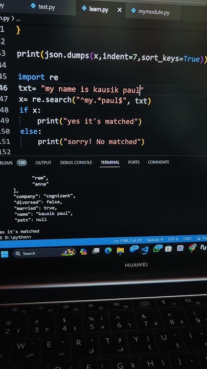 PYTHON Search the string to see if it starts and end #python #php #strings #webdevelopment # ...