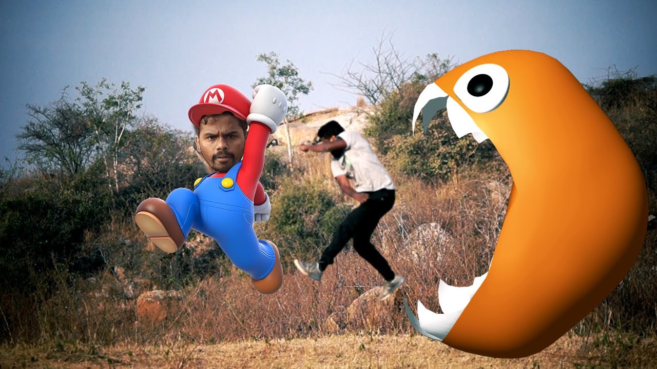 Super Mario Run In Real Life - YouTube