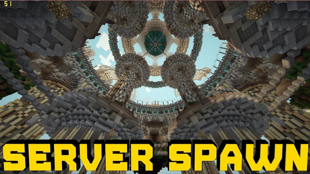 Minecraft Christmas server spawn map - YouTube