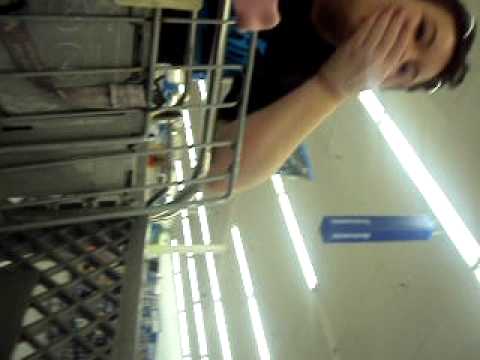 making a mess in walmart - YouTube