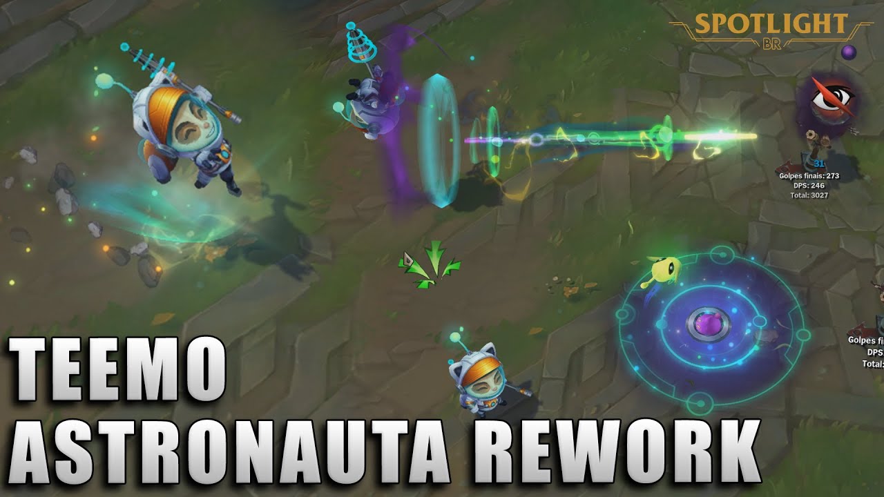 Teemo Astronauta - REWORK 2024 - Skin Spotlight PREVIA - YouTube