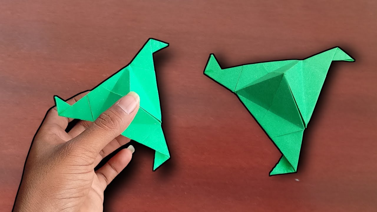 How to Make a PAPER SPINNER That Spins Fast || Super Easy Paper FIDGET SPINNER || ORIGAMI ...