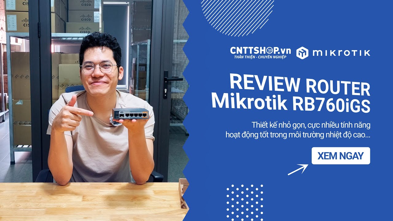 Review Router Mikrotik RB760iGS chuyên dùng cho doanh nghiệp vừa và nhỏ ...