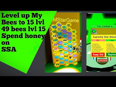 Level up bees , 49 bees lvl 15 , trying to get perfect SSA ...