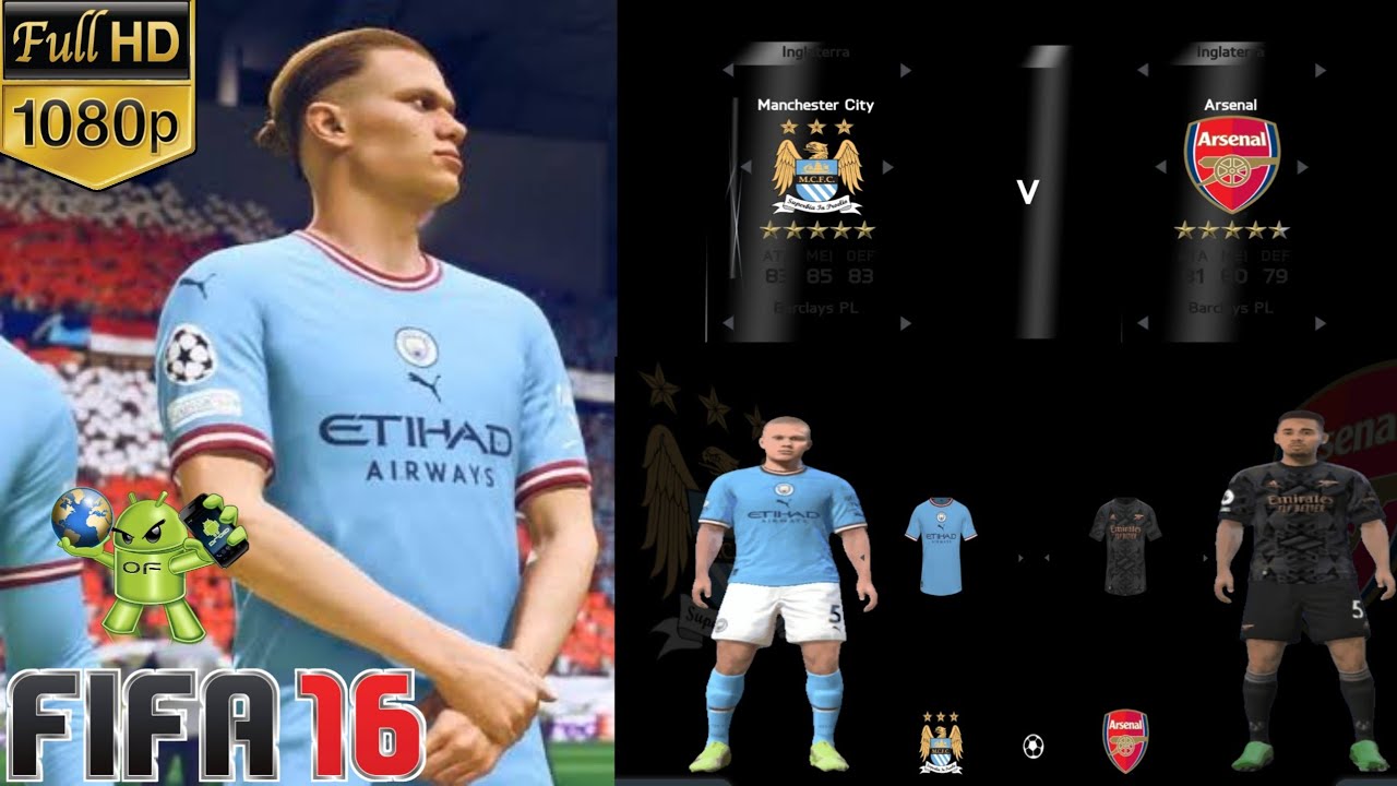 FIFA 16 MOBILE ATUALIZADO UPDATE 2023 MAIS COMPLETA NOVAS TRANSFER ...