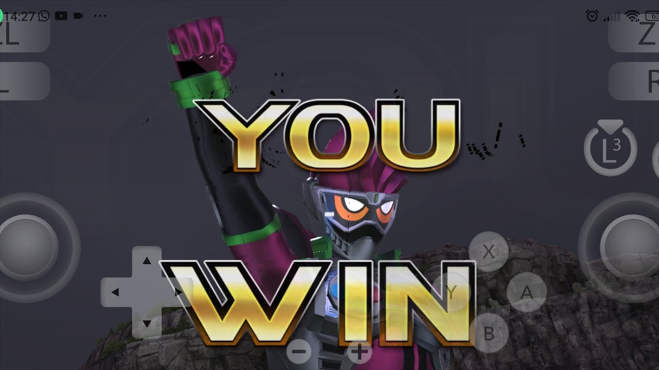 (Test) game kamen rider climax scramble zio - YouTube