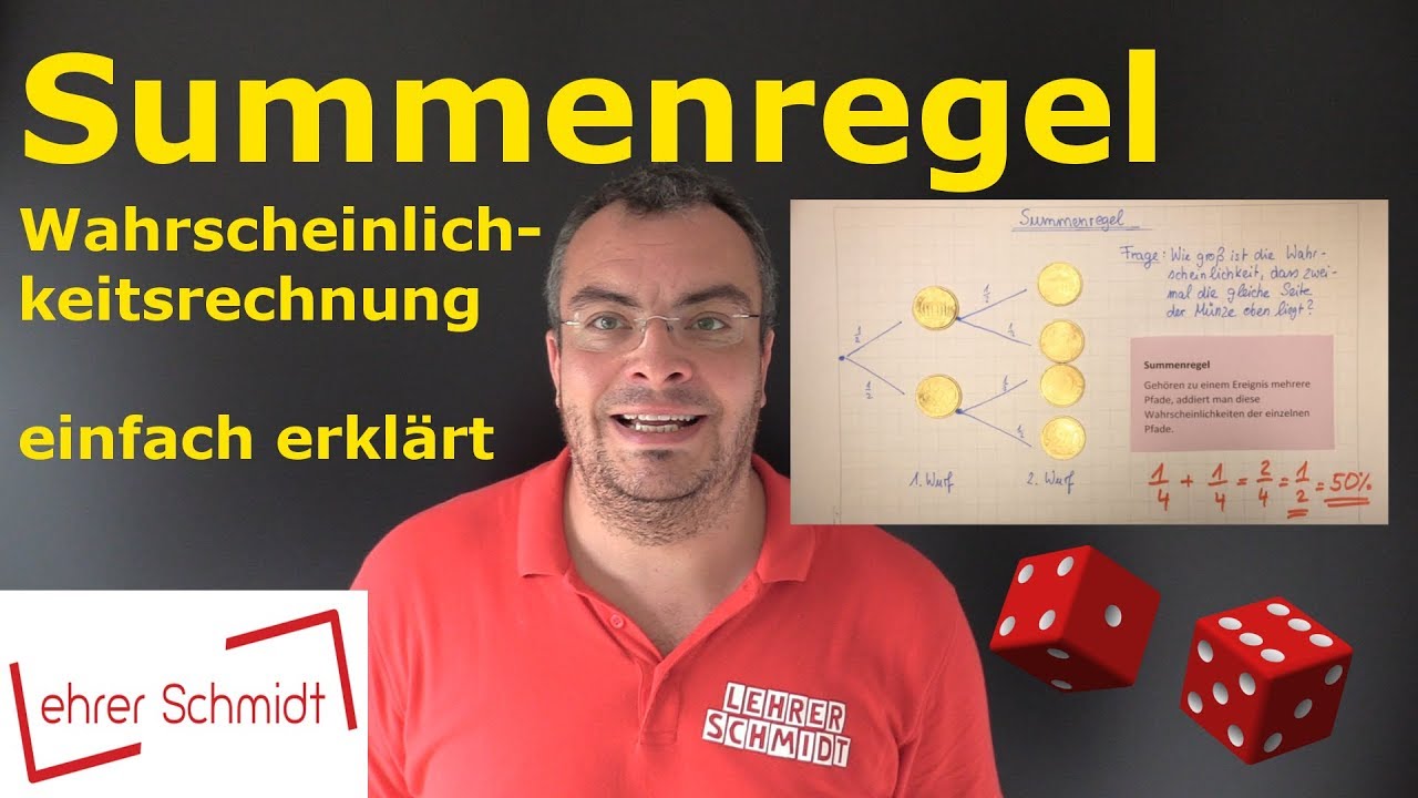 Summenregel | Wahrscheinlichkeitsrechnung - einfach erklärt ...