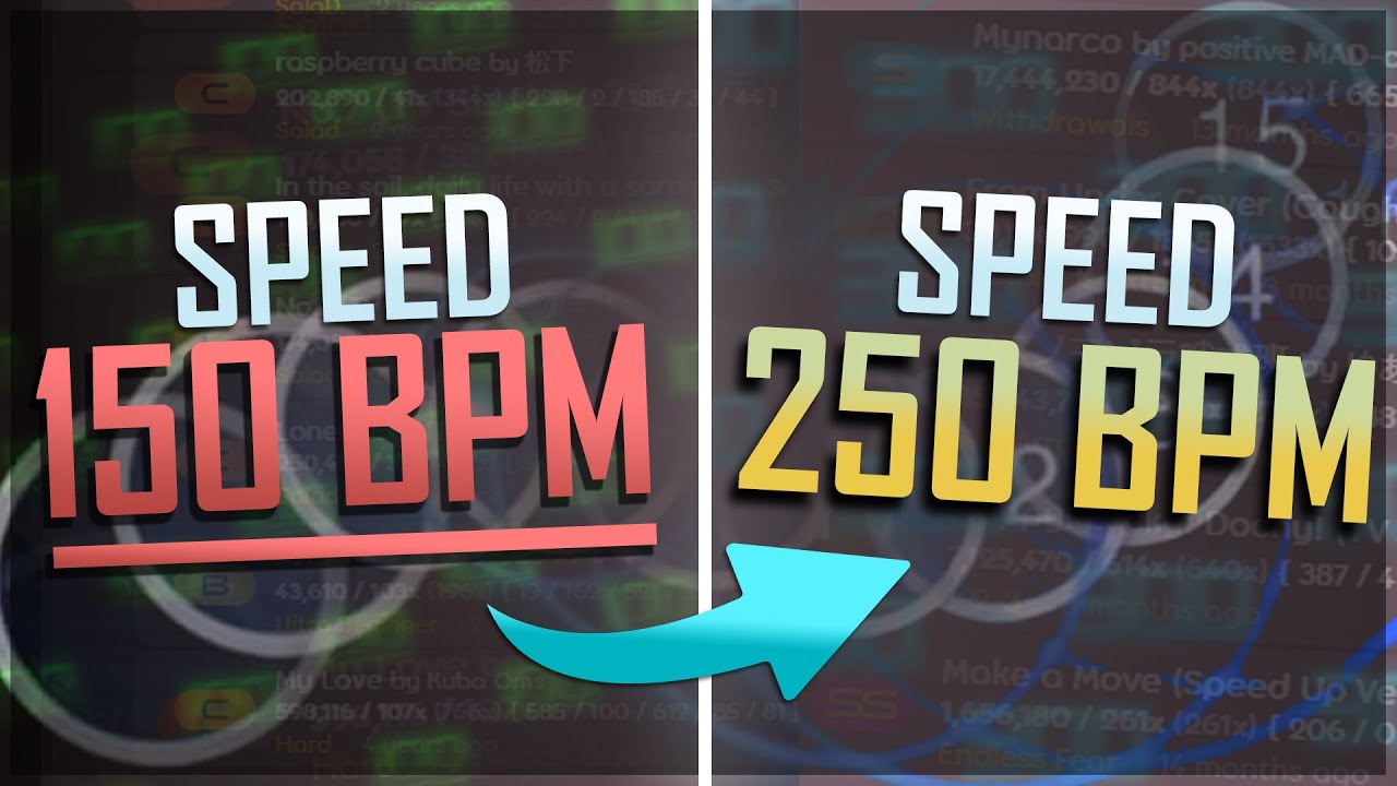 FASTEST Way to IMPROVE at SPEED In osu! - YouTube