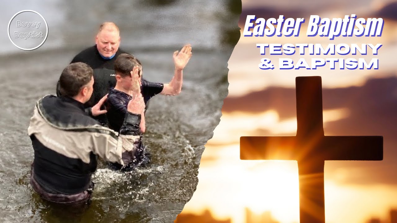 Easter Baptism at Bovey Baptist 🙌 - YouTube