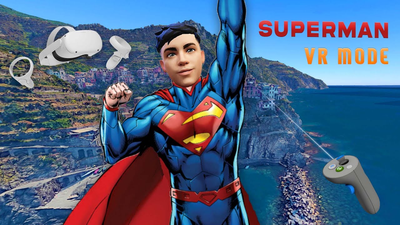 Flying like SUPERMAN in Google Earth VR - YouTube