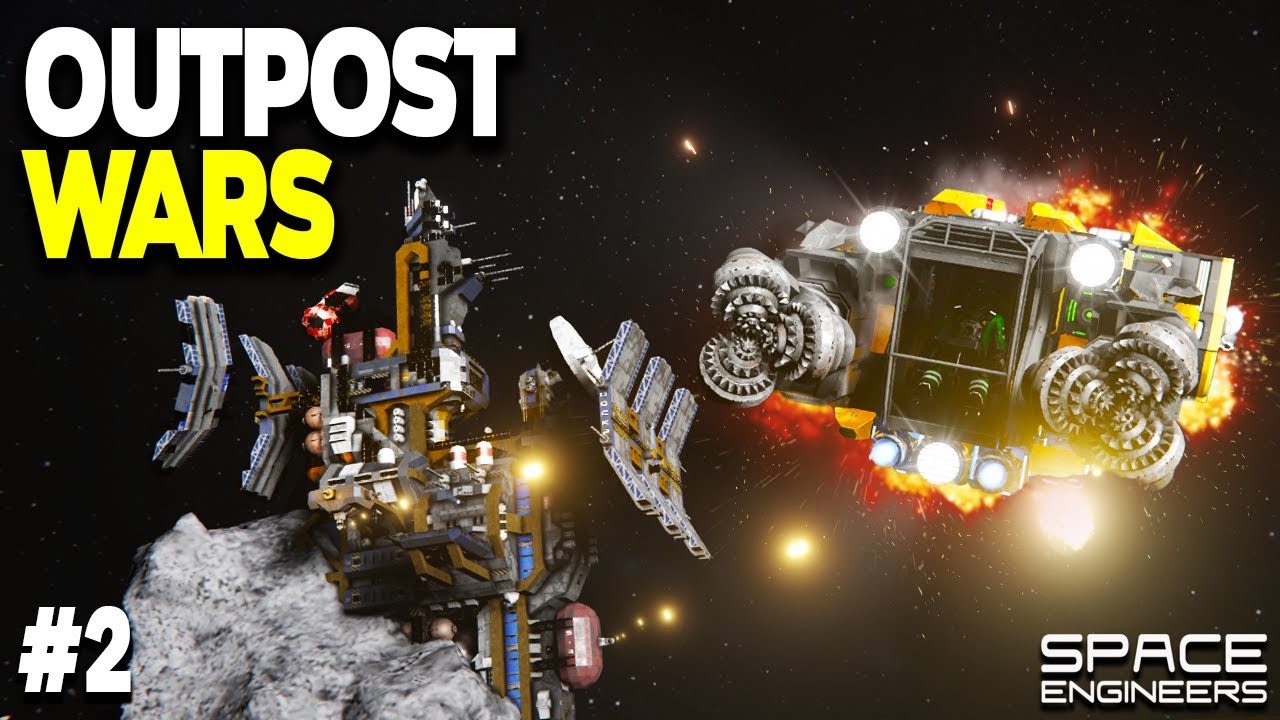 GIANT Station Discovery! - Space Engineers: OUTPOST WARS - Ep #2 - YouTube