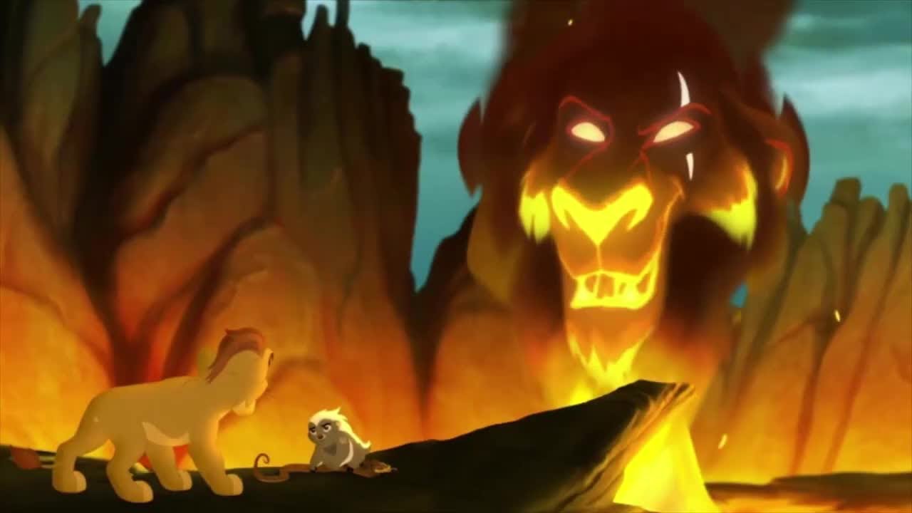 Lion Guard- Scar taunts kion and Mufasa gives advice (HD) - YouTube