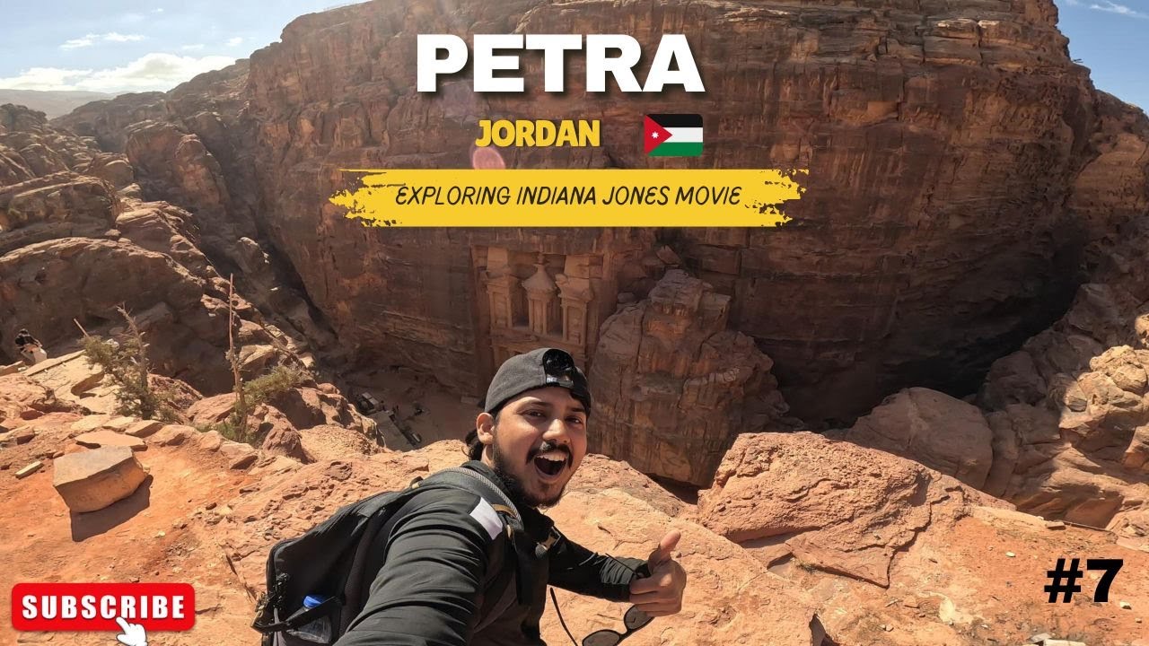 Explore PETRA city👌With Best view of PETRA TREASURE || INDIAN in JORDAN ...