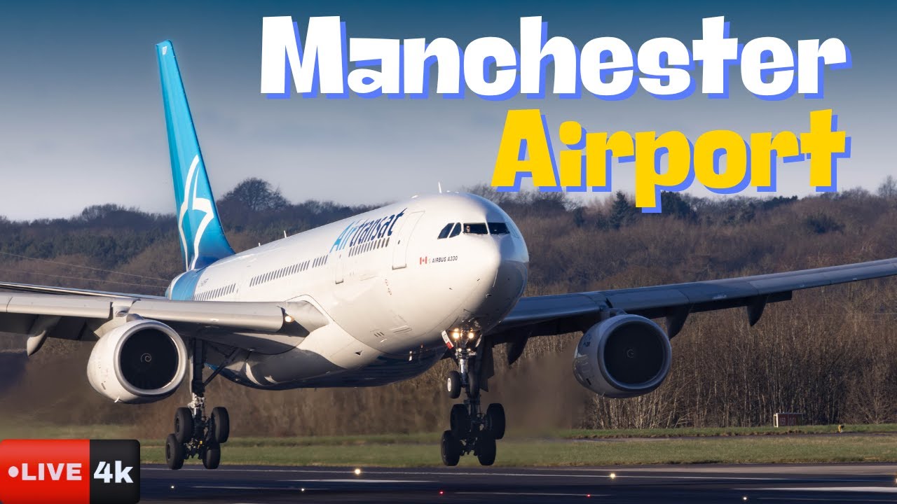 LIVE Manchester Airport Plane Spotting - YouTube