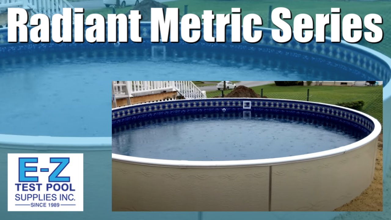 Radiant Metric Series 24 Ft Round Above Ground Swimming Pool YouTube