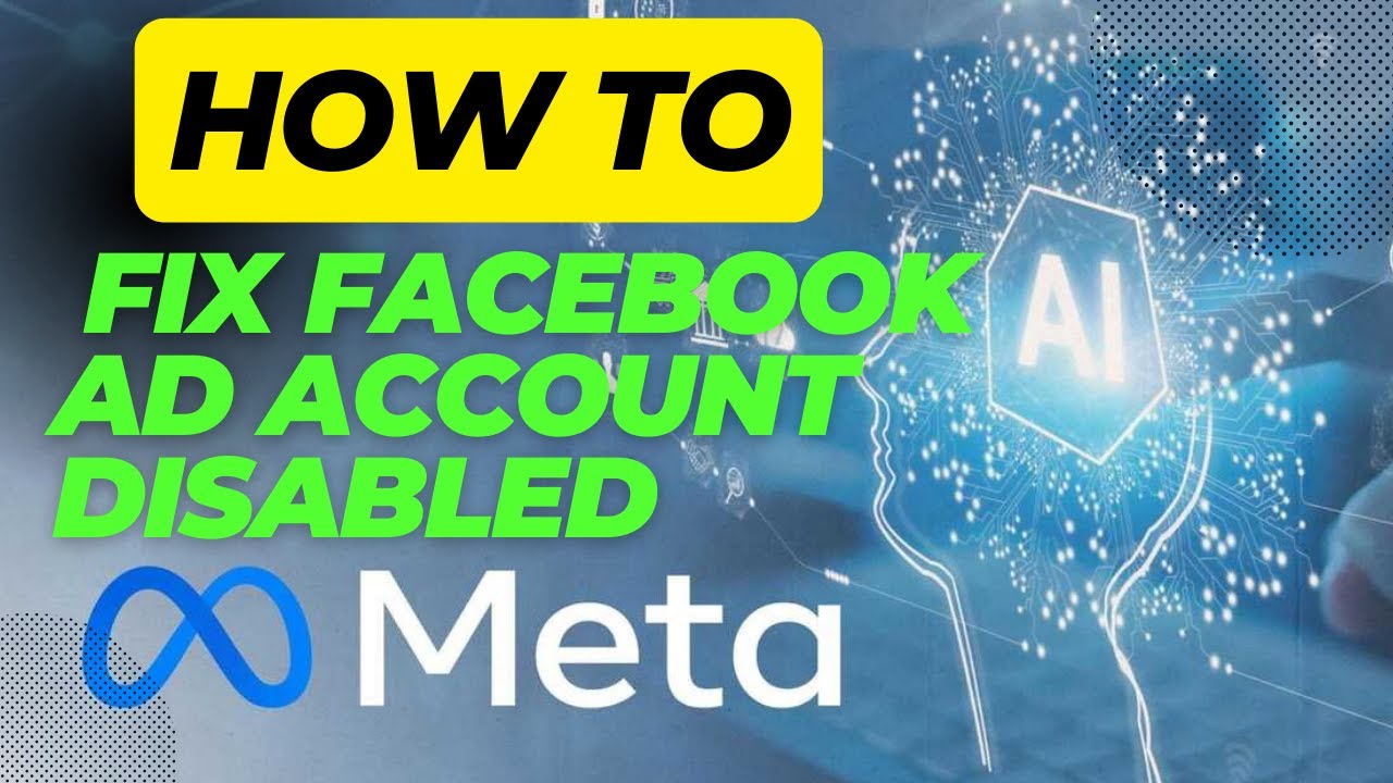How to Fix Facebook ad account disabled || Ad Account Restricted SOLVED ...