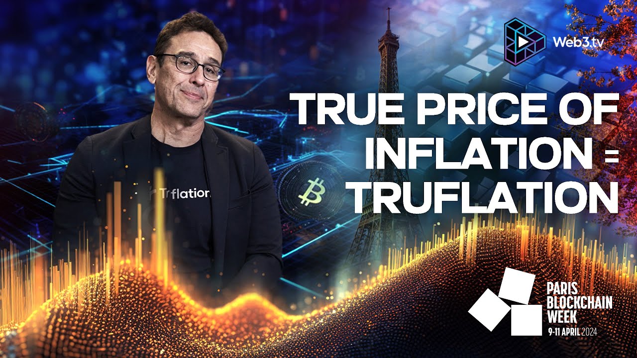 Stefan Rust , Founder of Truflation at Paris Blockchain Summit 2024 ...