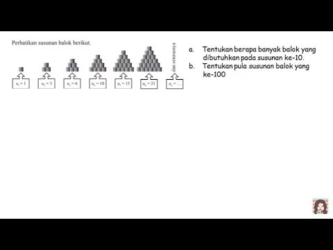 a. Tentukan berapa banyak balok yang dibutuhkan pada susunan ke-10 ...