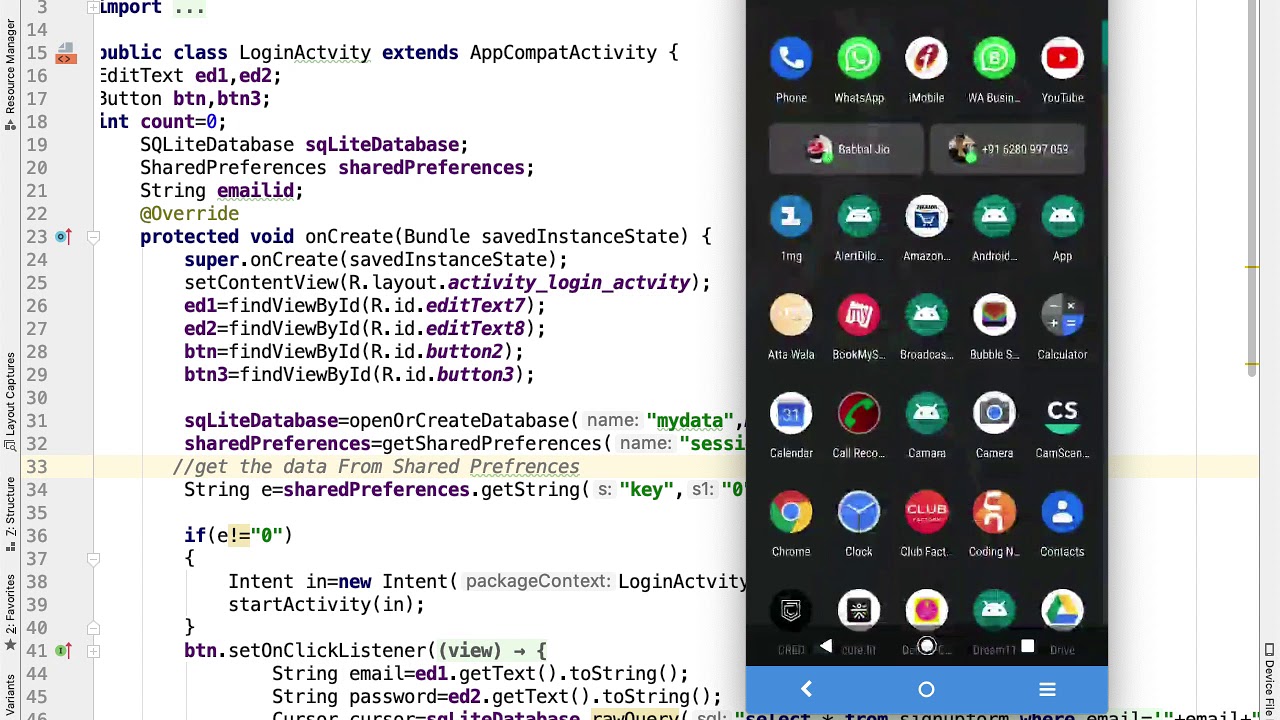 SharedPrefrences in Android - YouTube