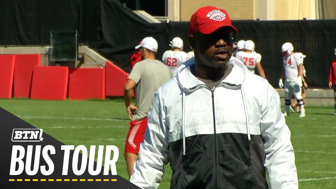 Mic'd Up with RB Coach John Settle | 2019 BTN Bus Tour | B1G Football ...
