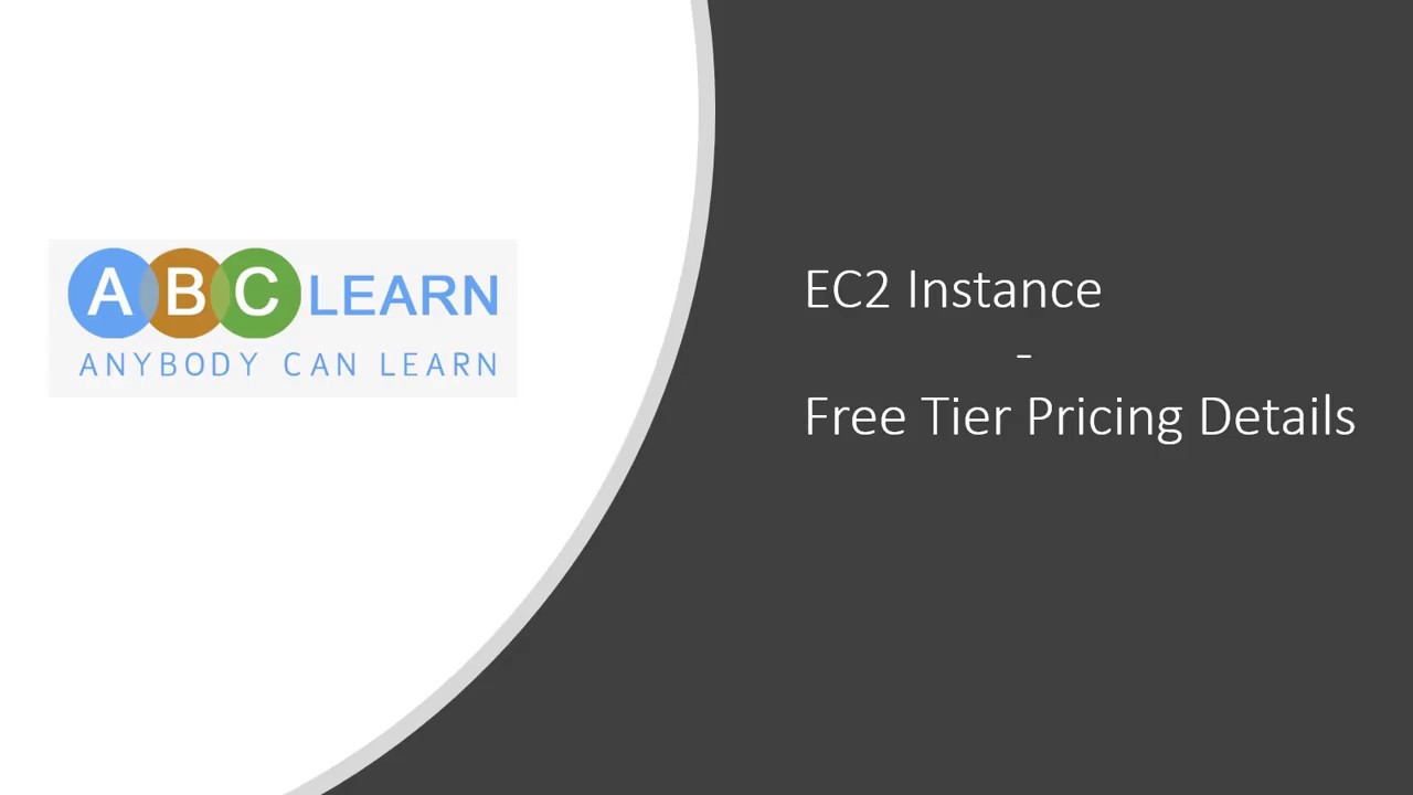 AWS Free Tier Account - Ec2 Instance pricing details - YouTube