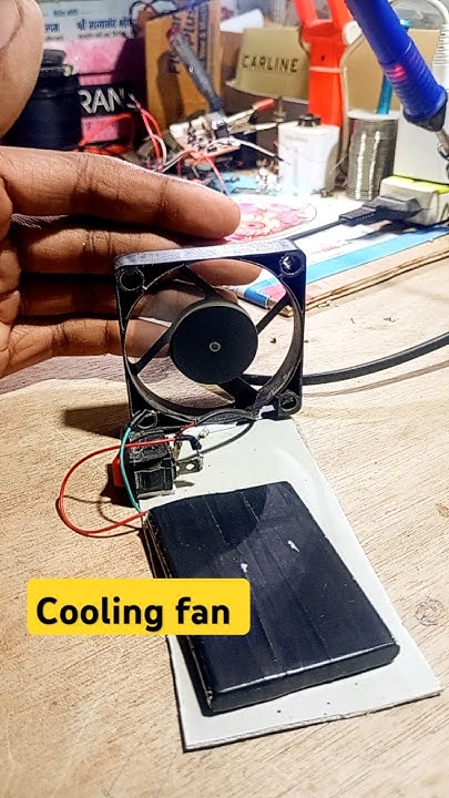 How to make cooling fan #shorts #ytshorts #project #motor #coolingfan - YouTube