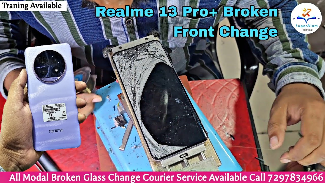 Realme 13 Pro+ 5G Broken Front Glass Replacement | Realme 13 Pro Plus ...