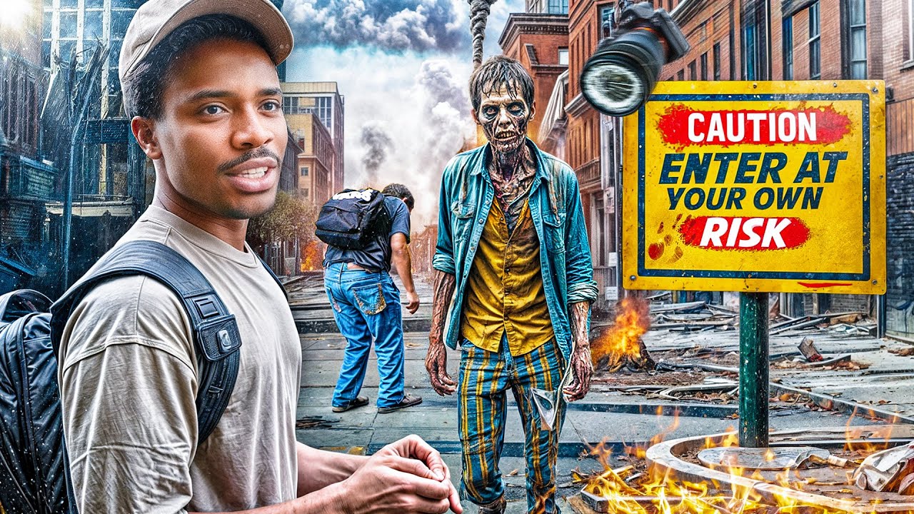 I Investigated the City of Real Life Zombies... 🤦‍♂️💀CAMERA Got Smashed ...