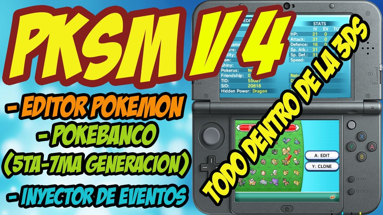 [TUTORIAL] PKSM 4.0 - NUEVAS CARACTERISTICAS Y NUEVA INTERFAZ/EDICION ...