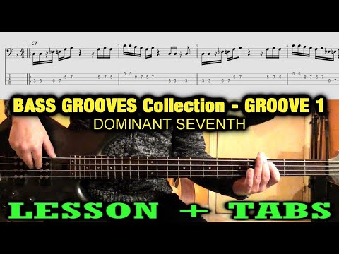 BASS GROOVE Lesson + TAB | Dominant Chord | TUTORIAL - Chapter 1 - YouTube