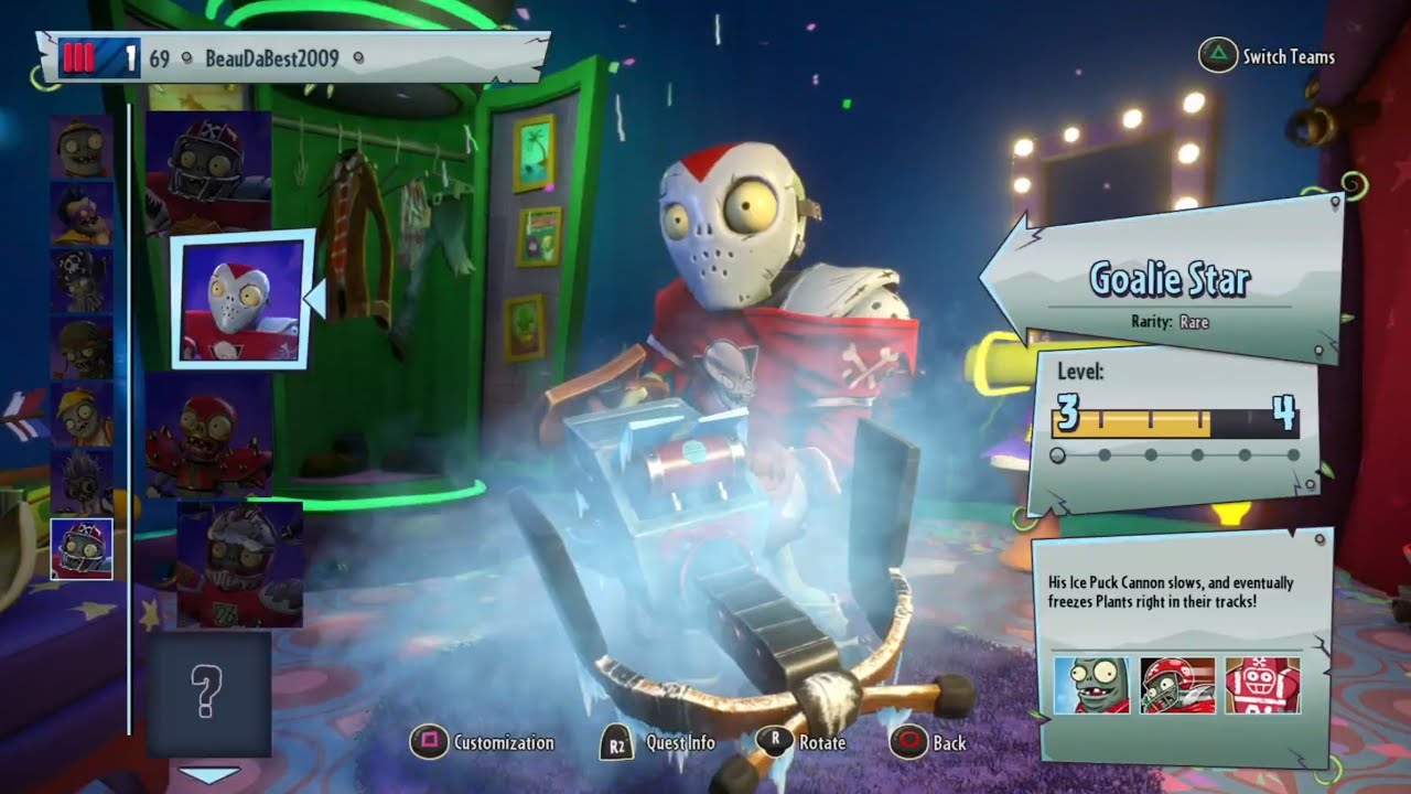 GOALIE STAR Gameplay Plants vs Zombies GW2 - YouTube