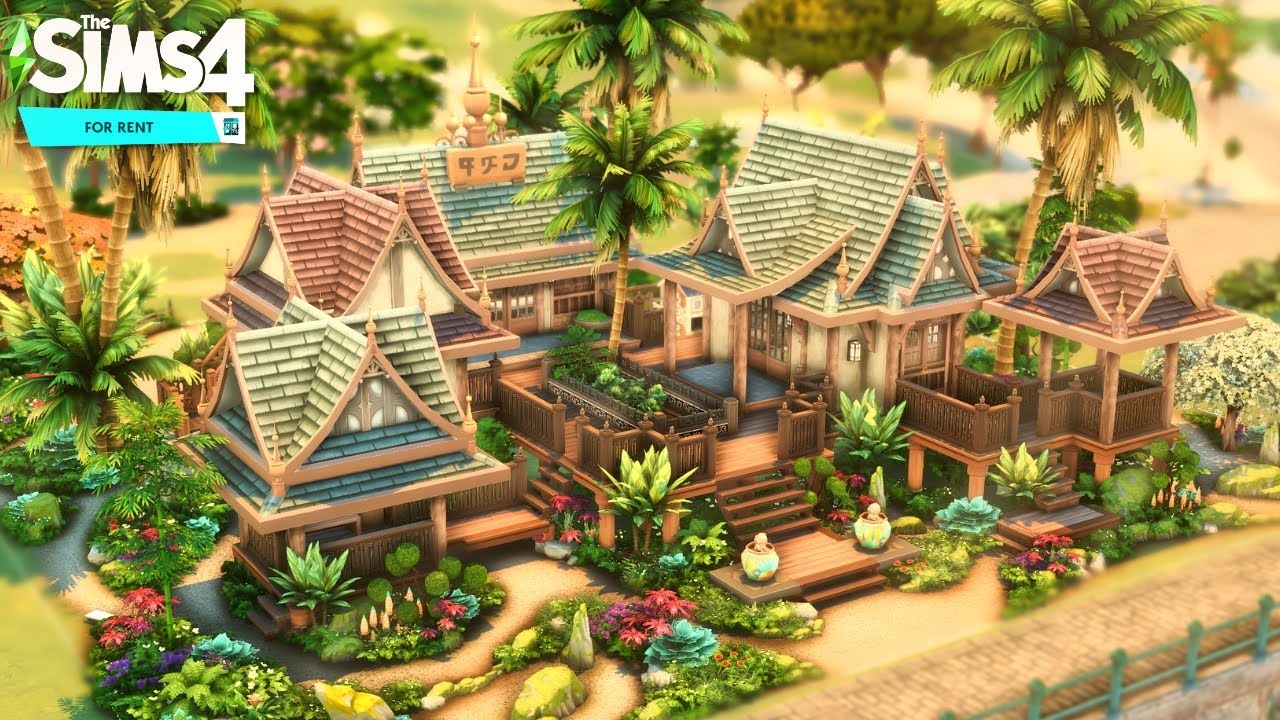 THAILAND TEMPLE |The Sims 4 | Speed Build - YouTube