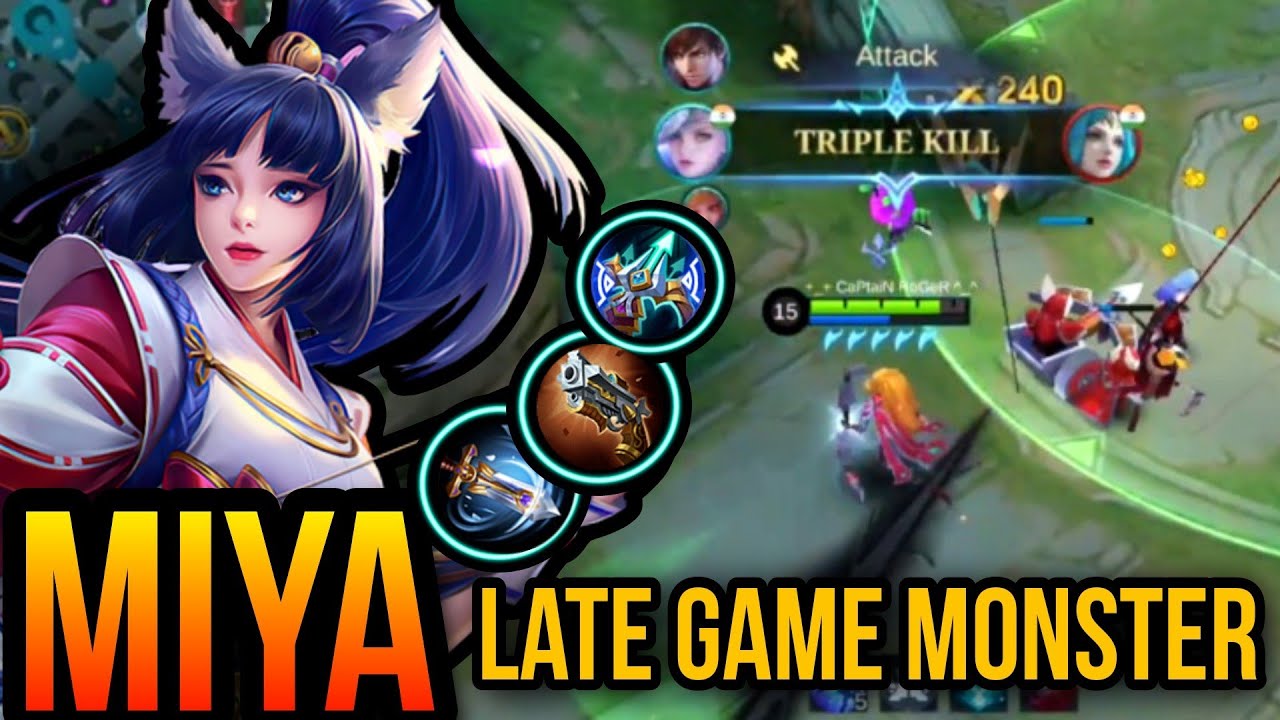Late Game Miya Is Too OP | Top Global Miya Gameplay & Build | MLBB ...